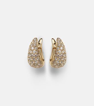 Anita Ko Boucles doreilles Claw en or 18 ct et diamants