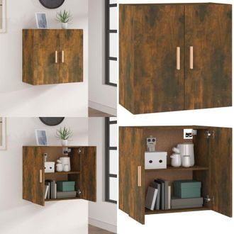 vidaXL Vidaxl - Wandschrank R&auml;uchereiche 60x30x60 cm Holzwerkstoff - Wandregal - Aufbewahrungsregale - Regal - Schmaler Schrank - Platzsparender Schrank