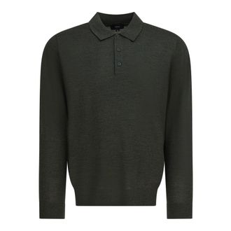 Vince Merinowolle Polo-Shirt - - Tops - Herren - Grau - XL