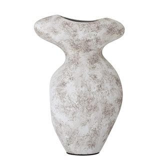 Bloomingville Deko Vase Nori, grau, Terrakotta