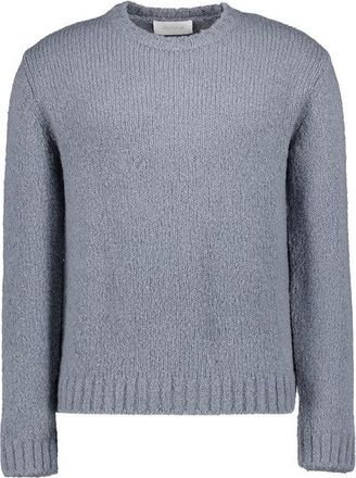 Juvia Herren Pullover grau Wolle unifarben