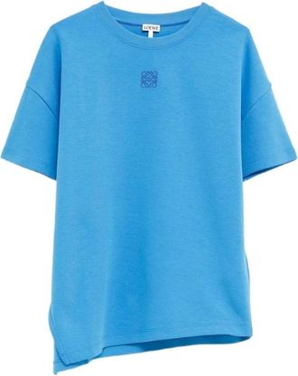 Loewe T-shirt asym&eacute;trique - Femme - Tops - Bleu - Taille: 40 FR