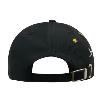3.Paradis Womens A-003-63 Wool With Embroidered Details Baseball Cap Black