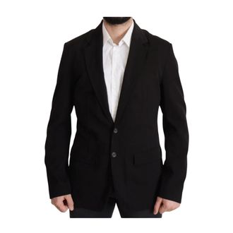 Dolce & Gabbana Klassischer Blazer - - Jackets - Herren - Schwarzk - L