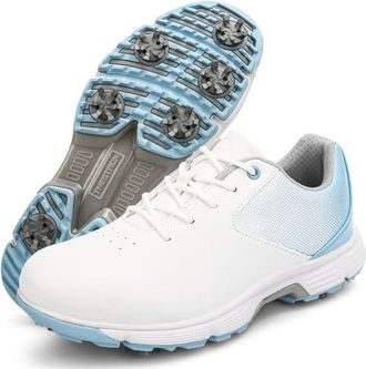 Generic Chaussures De Golf pour Dames avec Crampons Professionnelles, Imperméables, Idéales pour Le Golf Quotidien Et La Marche, Chaussures De Sport pour Golf