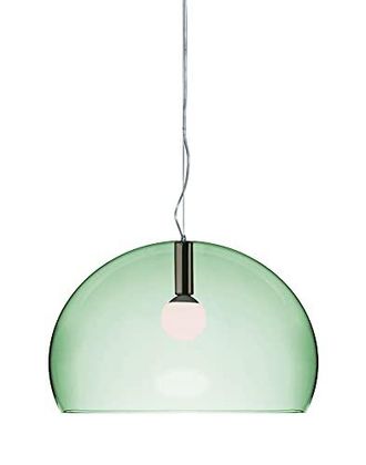 Kartell Small Fl/Y, Suspension Lamp, Salbeigrün