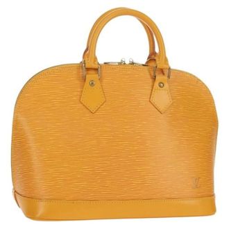 Louis Vuitton Sac &agrave; main en cuir Pre-owned - Femme - Pre-owned - Jaune - Taille: ONE Size