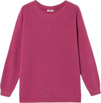 Oltre Femme, Pulls, Rose, Taille: 42/44 FR Pull Col Bateau