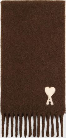 Ami Echarpe Ami De Coeur Marron Chocolat