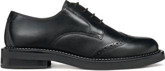 Geox Damen D SERILDA Oxford, Black, 40 EU