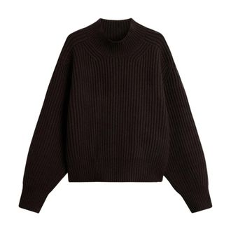 SOEUR English Rib Pullover - - Knitwear - Damen - Braun - M