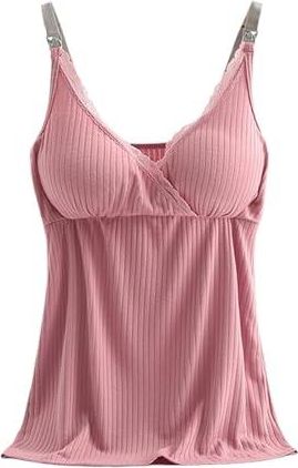 Generic 2026 Soutien-gorge pour femme - Robe dallaitement - Chemise de nuit de maternit&eacute; - V&ecirc;tement de nuit confortable pour lallaitement - V&ecirc;tement de d&eacute;tent