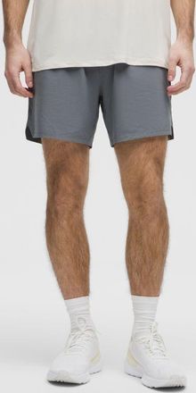 lululemon Short Mile Maker Run Crew doublé pour Hommes - 15 cm - Gris - Taille 3XL