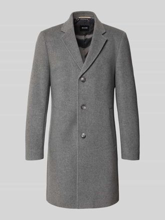 HUGO BOSS Slim Fit Funktionsmantel aus Woll-Mix Modell HYDE