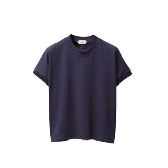 Versace Homme, Tops, Bleu, Taille: M T-Shirt en Jersey de Coton Stretch Brod&eacute;