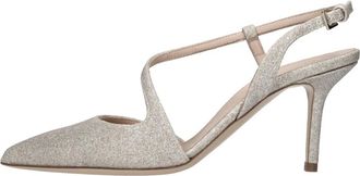 Ninalilou Femme, Chaussures, Gris, Taille: 37 EU Escarpin Slingback Microglitter