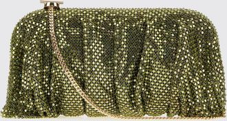 Benedetta Bruzziches Venus La Grande Clutch aus Aluminium-Mesh mit Strass