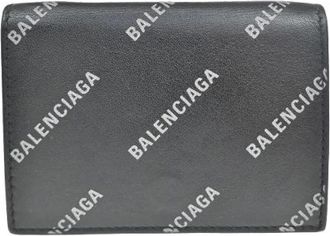 Balenciaga unisex, Pre-owned, Noir, Taille: ONE Size Portefeuille en cuir Pre-owned