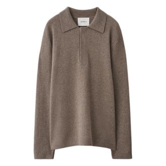 Lisa Yang Polo-Pullover - - Knitwear - Herren - Braun - XL
