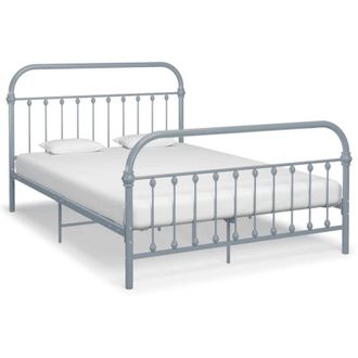 vidaXL Metal Winer 120x200 cm Robust et Classic Diverses Couleurs Couleur : gris