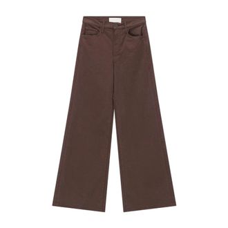 Mother Wide Leg Hosen - - Trousers - Herren - Braun - W27