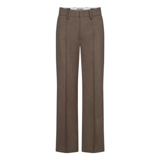 Rossi Hose mit abgesteppter Biese - - Trousers - Damen - Braun - S