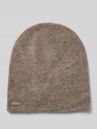 Seeberger Doppelt gestrickte Beanie aus reinem Kaschmir