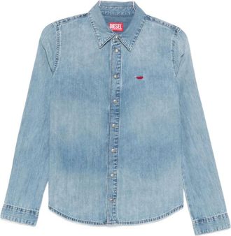 Diesel Damen, Blusen & Hemden, Blau, SGr&ouml;&szlig;e