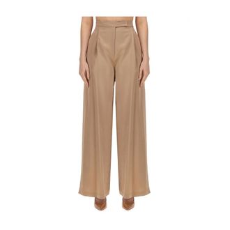 Max Mara Femme, Pantalons, Beige, Taille: 36 FR Wide Pantalons