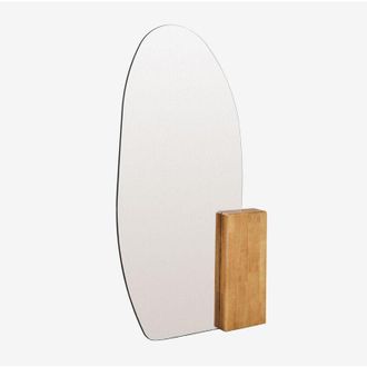 Sklum Miroir sur pied en bois de chêne 80x160 cm Eriste SKLUM