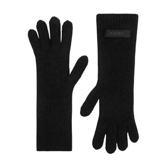 Jacquemus Les Gants Gros Grain - Femme - Accessoires - Noir - Taille: ONE Size