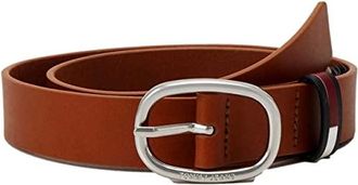 Tommy Jeans TJW Casual Oval Belt 3.0 Ceinture, Cognac, 75 Femme