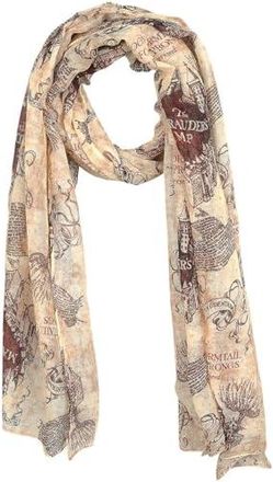Harry Potter La Carte Du Maraudeur Femme Foulard multicolore 100% Polyester