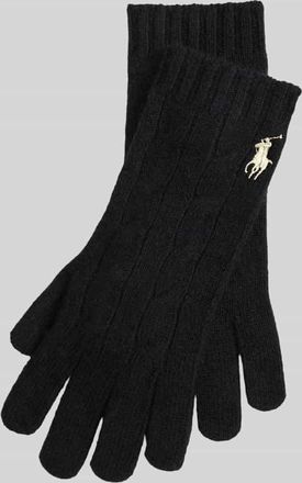 Polo Ralph Lauren Handschuhe aus Woll-Mix mit Logo-Stitching