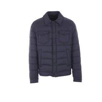 Herno Homme, Vestes, Bleu, Taille: XL Doudoune en Nylon Bleu Marine