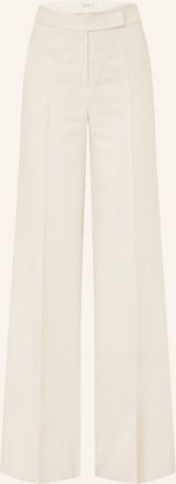 Max Mara Marlenehose Badesse Aus Leinen beige