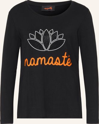Miss Goodlife Miss Goodlife Longsleeve Mit Pailletten schwarz