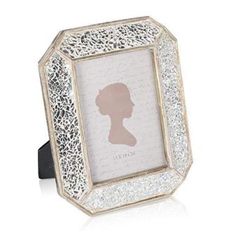 Belssia Portafoto L Silber/schwarz