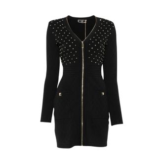 Elisabetta Franchi 110 Tubino - - Dresses - Damen - Schwarzk - L