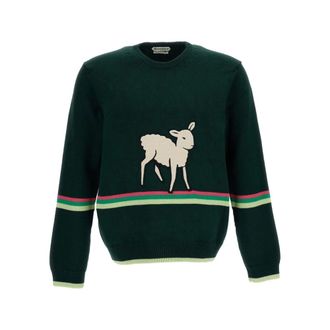 J.W.Anderson Schaf Pullover - - Knitwear - Herren - Gr&uuml;n - L
