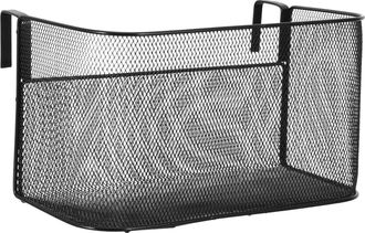 Soimiss Nachttisch Organizer H&auml;ngekorb aus Eisen Mittelgro&szlig;er Aufbewahrungskorb mit Haken H&auml;ngender Drahtkorb neben Bett f&uuml;r Studentenwohnheim und Schlafzimme