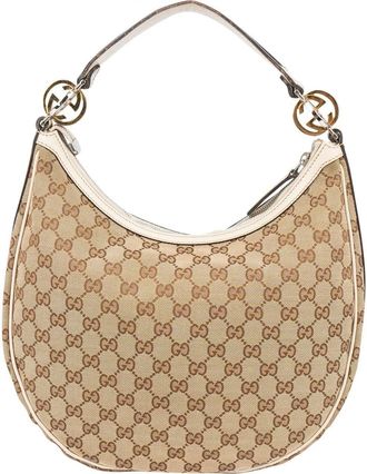 Gucci Crossbody Bags - Gucci GG Monogram Handbag - Gr. unisize - in Braun - f&uuml;r Damen