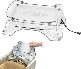 Generico Klapptisch für Camping, tragbarer Tisch für den Außenbereich, klein, 2-in-1 für Picknick, Angeln, Grillen und, Camping im Freien