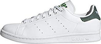 adidas Originals Mens Stan Smith (End Plastic Waste) Sneaker, White/White/Solar Green, 4