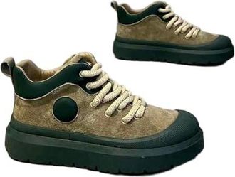 Generic QXDZSW Bottes rétro tendance et polyvalentes pour homme Style urbain simple et atmosphérique Chaussures décontractées, bleu, 39 2/3 EU