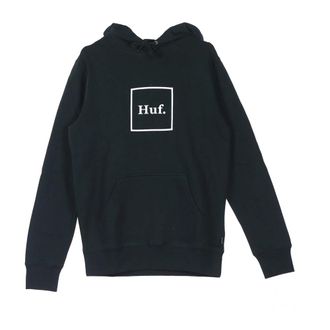 HUF Schwarzer Hoodie mit Box-Logo - - Sweatshirts & Hoodies - Herren - Schwarzk - XL