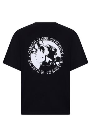 Canada Goose Mens T-Shirt Black Cotton T-Shirts And Polos