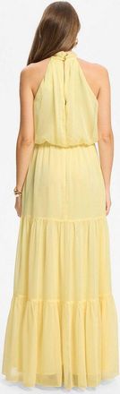 Swing Abendkleid - Abendkleid aus Crinkle Chiffon mit Stufenrock Taillierter Schnitt mit flie&szlig;endem Rockteil