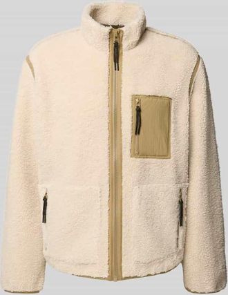 Marc O'Polo Denim Regular Fit Jacke mit Teddyfell