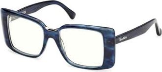 Max Mara MM5231-B 092 Lunettes pour femme Bleu clair/rayures 52/17/140